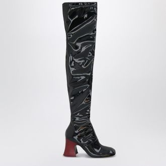 Chlo&eacute; Janis Overknee-Stiefel in Schwarz