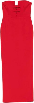 New Arrivals Femme, Robes, Rouge, Taille: 40 FR Robe de Soir&eacute;e Bustier