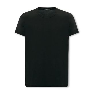 Tom Ford Homme, Tops, Noir, Taille: XL T-shirt en coton