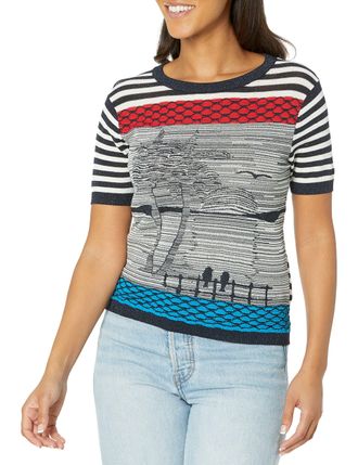 Desigual MAGLIA DONNA BLU
