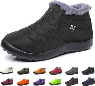 Generic Bottes de neige dhiver imperm&eacute;ables orthop&eacute;diques pour femme - Chaudes - Antid&eacute;rapantes - Doublure en fourrure - &Agrave; enfiler - Chaudes pour lext&eacute;rieur -
