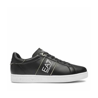Emporio Armani Emporio Armani Ea7, Homme, Chaussures, Noir, Taille: 39 1/3 EU Baskets Basses en Cuir