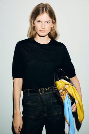 Gerard Darel Gilet en laine fine - RENE - Noir