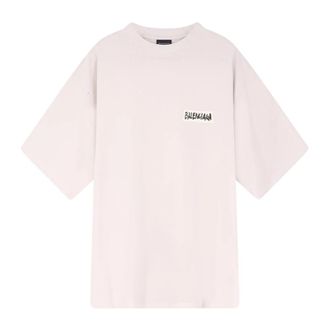 Balenciaga Masking Tape T-shirt Medium Fit - - Tops - Herren - Wei&szlig; - XL