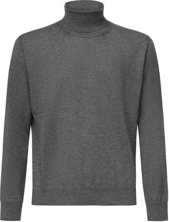 Eleventy Pull Col Roulé - Gris
