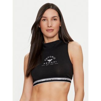 Emporio Armani Top-BH 164430 4R227 00020 Schwarz Slim Fit