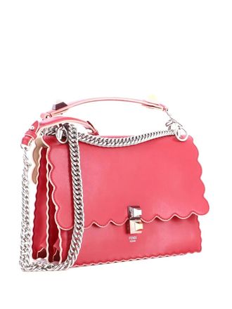 Fendi Kan I Bag Leather Medium shoulder bag - Rouge