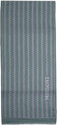 Missoni Femme, Accessoires, Vert, Taille: ONE Size &Eacute;charpe