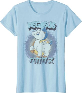 Disney Hercules Pegasus Kanji Portrait Logo T-Shirt