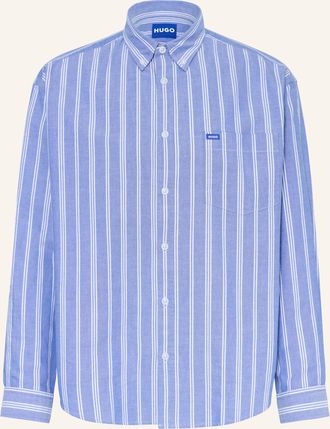 HUGO BOSS Hugo Hemd Ebill Comfort Fit blau