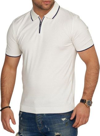 Carisma Poloshirt CRRONDA Strick Kurzarm Polo T-Shirt Stripe