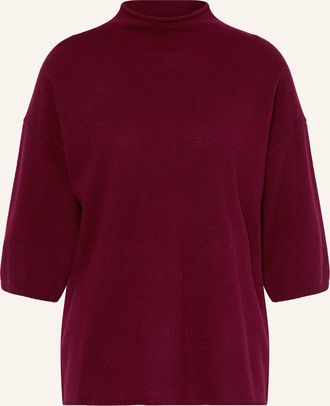 Mrs & Hugs Mrs & Hugs Strickshirt Mit 3/4-Arm Aus Cashmere rot