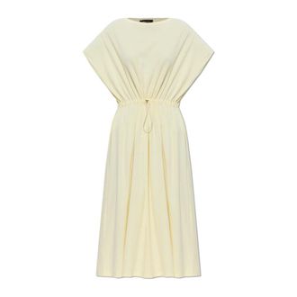 Fabiana Filippi Femme, Robes, Jaune, Taille: 36 FR Robe avec Cordon de Serrage