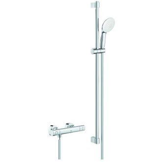 GROHE Thermostat-Brausebatterie Grohtherm 800 c 347691 mit Brausegarnitur 900mm chrom - Grohe