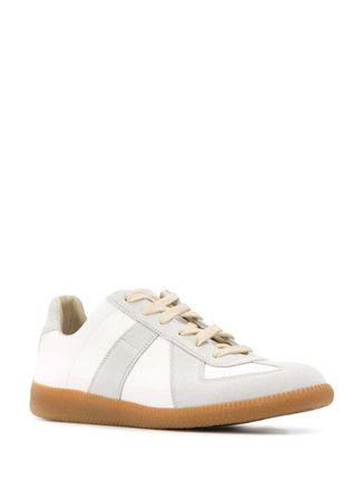 Maison Margiela Womens Sneakers Replica White Calf Leather Trainers