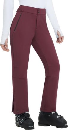 Baleaf Skihose Damen Wasserdicht Softshellhose Gef&uuml;ttert Thermohose Winter Warm Outdoorhose Snowboardhose Skifahren mit Taschens Blau XXL