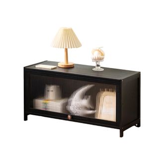 Generic Aufbewahrungsschrank aus Holz, gro&szlig;es Fassungsverm&ouml;gen, Klappdeckel, platzsparende Regalb&ouml;den, geeignet for K&uuml;chen, Caf&eacute;s und Vorratskammern(80x32x40c