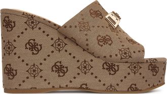 Guess Pantoletten Guess FLJEVZ FAL04 Hellbeige
