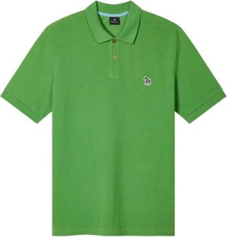 Paul Smith Homme, Tops, Vert, Taille: XL Polo &agrave; motif z&egrave;bre