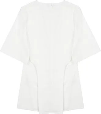 Toteme Pleated Cotton Blouse - White