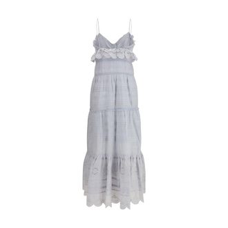Isabel Marant Womens Blue Cotton Casual Dress