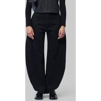 Alaia Petal Pants Black Denim