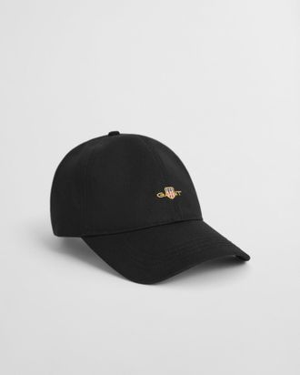 GANT Damen Shield Cap aus Baumwolltwill (ONE SIZE) Schwarz