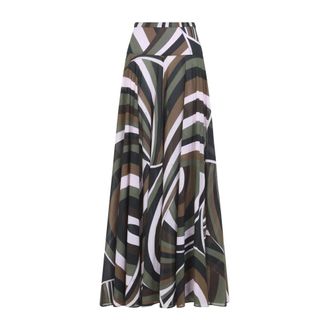Pucci Langer Rock - - Skirts - Damen - Mehrfarbig - S