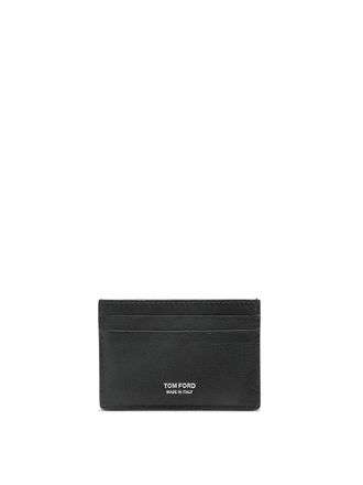 Tom Ford Manteau En Cuir - Noir