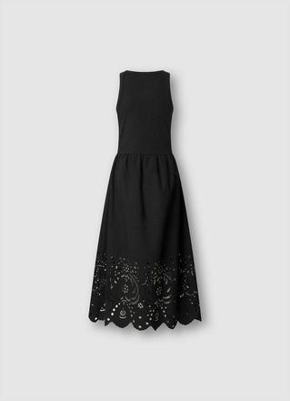 Pepe Jeans London A-Linien-Kleid NAOMI mit Lochstickerei, &auml;rmellos