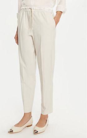 Marella Stoffhose Cammino 2423136045 Écru Regular Fit