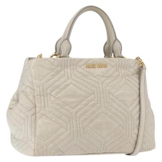 Miu Miu Pre-owned Hand Bag - - Pre-owned - Damen - Beige - ONE SIZE