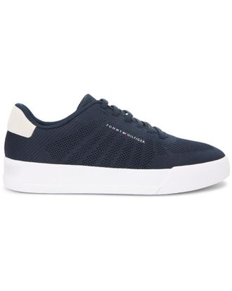Tommy Hilfiger Sneaker aus einem Textil-Mesh mit Label-Schriftzug in
