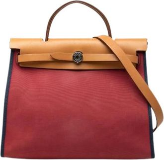 Herm&egrave;s Pre-owned Herbag Zip - Femme - Pre-owned - Rouge - Taille: ONE Size