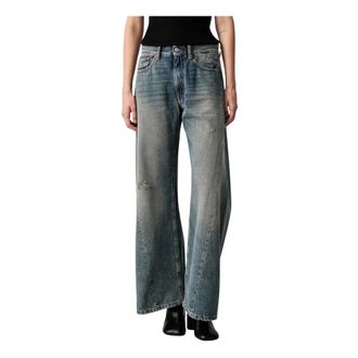 Maison Margiela Jean Relaxed Fit - Femme - Jeans - Bleu - Taille: W27