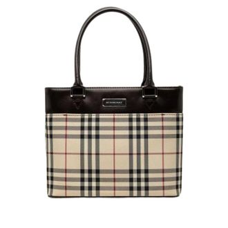 Burberry Sac &agrave; main en toile Pre-owned - Femme - Pre-owned - Beige - Taille: ONE Size