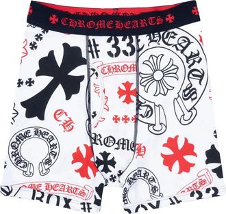 Chrome Hearts Classic Boxershorts - Wei&szlig;
