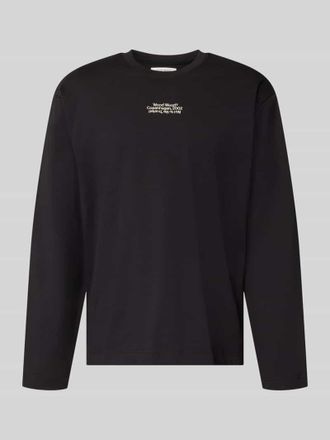 Wood Wood Regular Fit Longsleeve aus reiner Baumwolle Modell Ryan