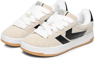 Kappa Homme Logo Marlon Sneaker, White Tofu-Black, 36 EU