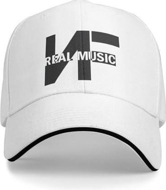 Generic Casquette de baseball avec logo NF Real Music - Casquette de camionneur classique &agrave; clipser pour homme et femme