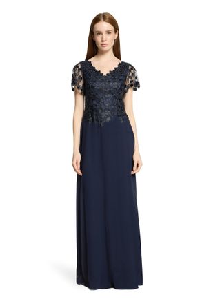 Vera Mont Abendkleid VERA MONT Damen mit Stickerei, Damen, Gr. 36, Normalgr&ouml;&szlig;en, night sky, Obermaterial: 100% Polyester. Futter: 100% Polyester, ausgestellt la