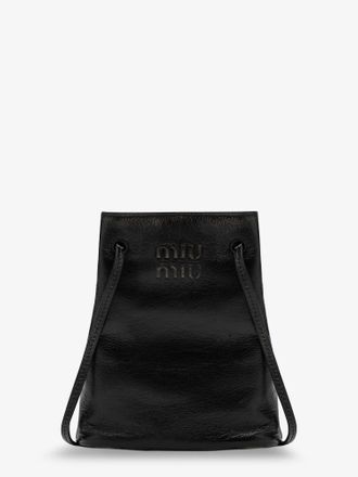 Miu Miu Leather crossbody bag with used effect - MIU MIU - gender_Woman