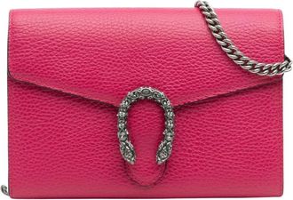 Gucci Sac bandouli&egrave;re en cuir pr&eacute;-poss&eacute;d&eacute; - Femme - Pre-owned - Rose - Taille: ONE Size