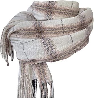 Generic &Eacute;charpe classique pour femme - Automne et hiver - Chaude et douce - Grande couverture ch&acirc;le, blanc, A