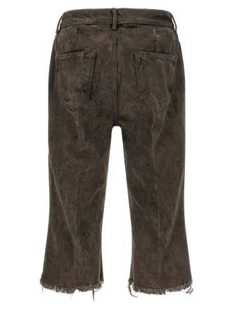 Rick Owens Bolan Cutoffs Short Trousers - Gray