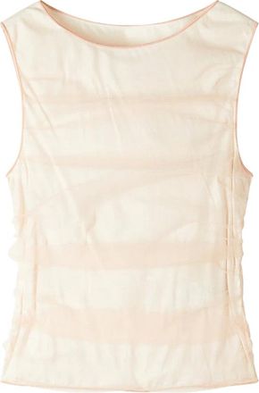 Patrizia Pepe Femme, Tops, Beige, Taille: 40 FR Gathered Blouse