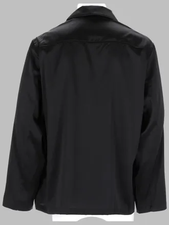Maison Margiela Silk Pajama Shirt - Black