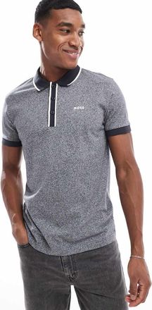 HUGO BOSS Paddy - Polohemd in Marineblau genoppt