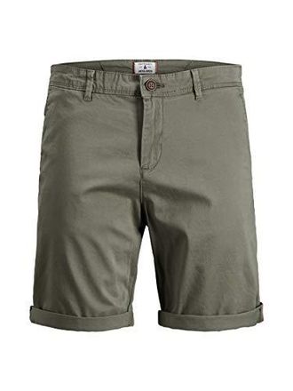 Jack & Jones JJIBOWIE JJSHORTS Solid SA STS Shorts, Vert Olive, S Homme