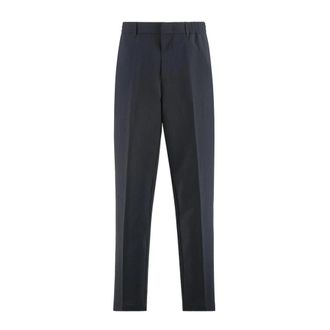 Emporio Armani Texturierte Stoffhose - - Trousers - Herren - Blau - XL